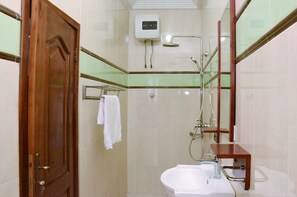 Duche na casa de banho