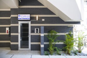 Entrada do alojamento