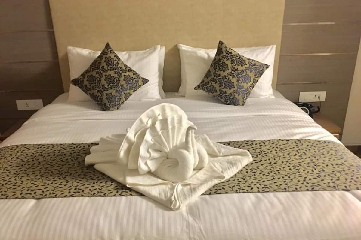 Suite Deluxe, vista para o vale | 1 quarto, roupa de alta qualidade, Wi-fi grátis