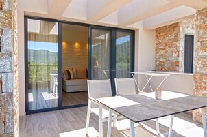 Apartamento superluxo, vista para o mar (B2) | Terraço/pátio