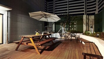 Suíte luxo | Terraço/pátio