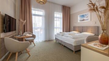 Quarto Duplo ou Twin Superior | 1 quarto, cofre no quarto, secretária, ferro/tábua de engomar