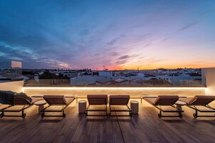 Terraço no piso superior