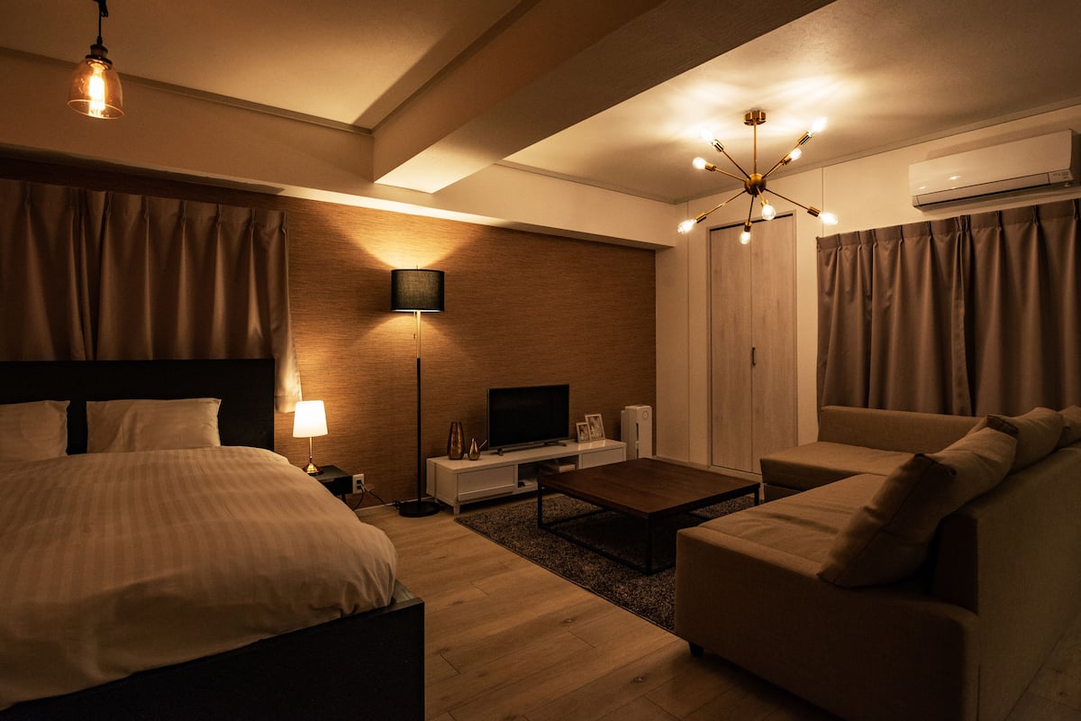 Apartamento Standard em Condomínio Fechado | Edredões de penas, secretária, cortinas/cortinados opacos, Wi-fi grátis 