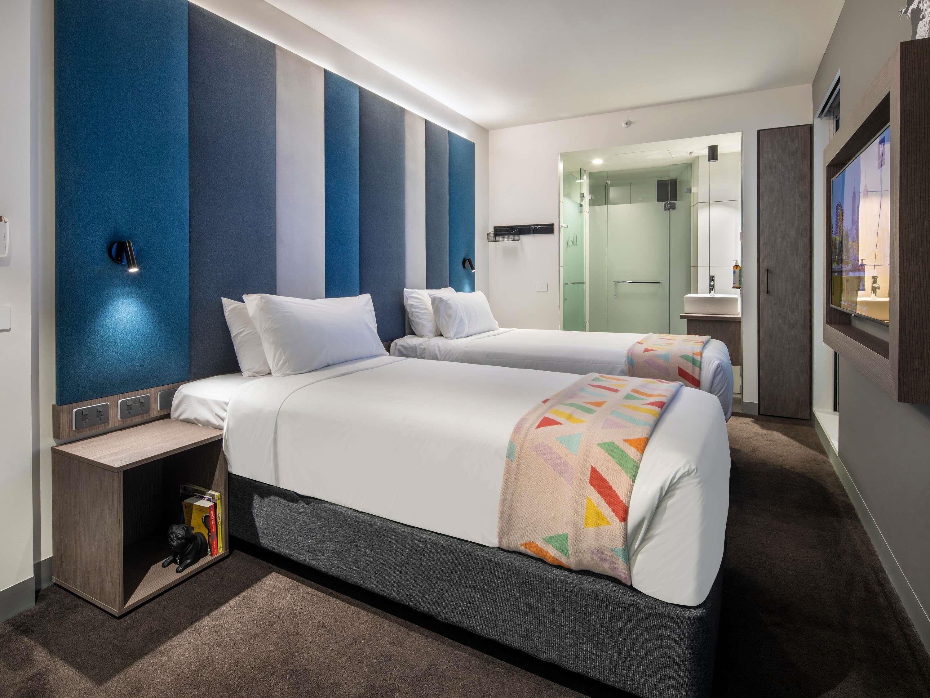 Quarto standard, 2 camas de solteiro | Roupas de cama de algodão egípcio, roupas de cama premium