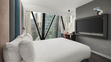 Quarto superior, 1 cama Queen | Roupas de cama de algodão egípcio, roupas de cama premium