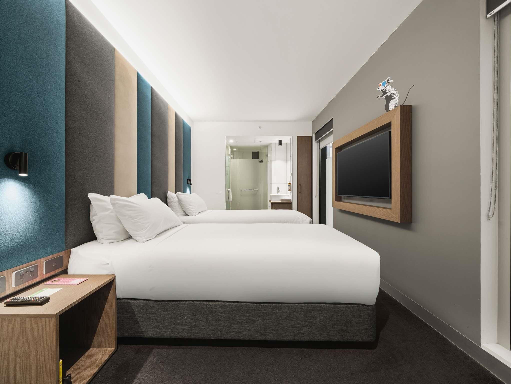 Quarto standard, 2 camas de solteiro | Roupas de cama de algodão egípcio, roupas de cama premium