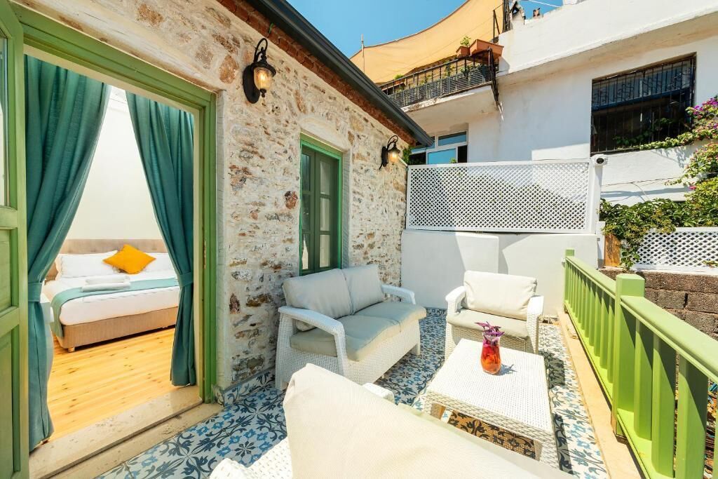 Duplex família, 2 quartos | Roupas de cama de algodão egípcio, roupas de cama premium, frigobar