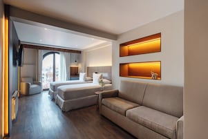 Suite-Estúdio Deluxe | Roupa de alta qualidade, edredões de penas