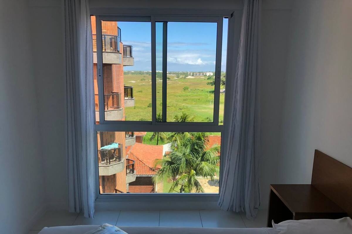 Apartamento, 1 cama de casal e sofá-cama | Escrivaninha, cortinas blackout, camas extras/dobráveis (sobretaxa)