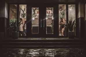 Entrada do alojamento