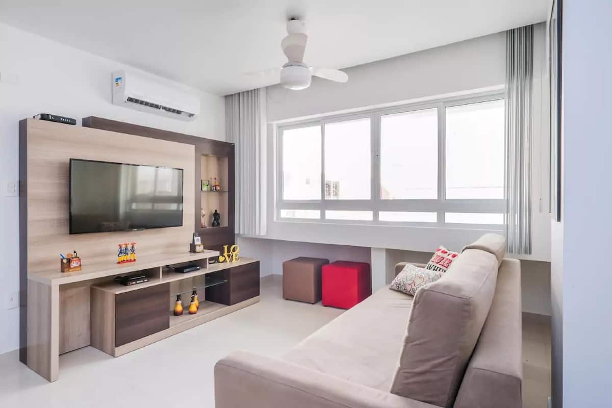 Apartamento | Área de estar | TV de tela plana