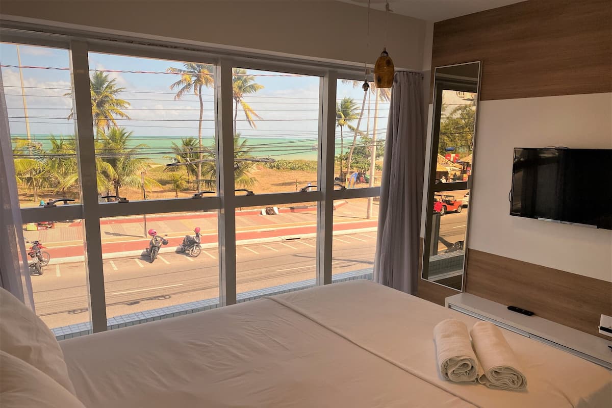 Apartamento | 1 quarto, cortinas blackout, ferros/tábuas de passar roupa