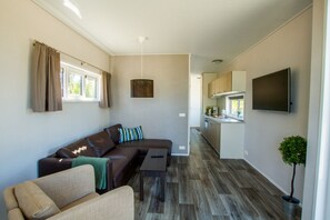 Casa Móvel Comfort, 3 quartos | Sala de estar