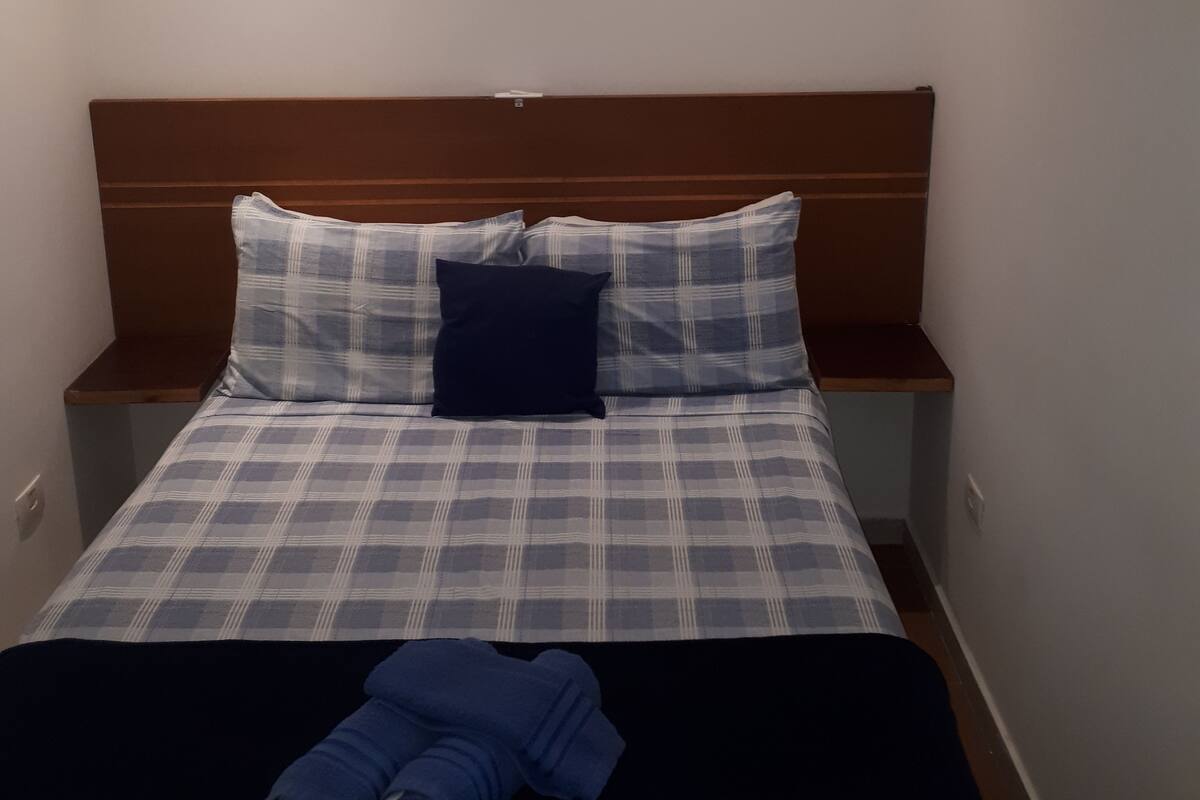 QUARTO DUPLO TÉRREO EXTERNO | 1 quarto, minibar, cortinas/cortinados opacos, Wi-fi grátis