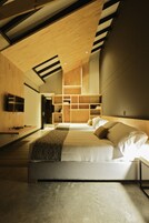 Quarto standard, vista para a montanha | Roupas de cama antialérgicas, cofres nos quartos