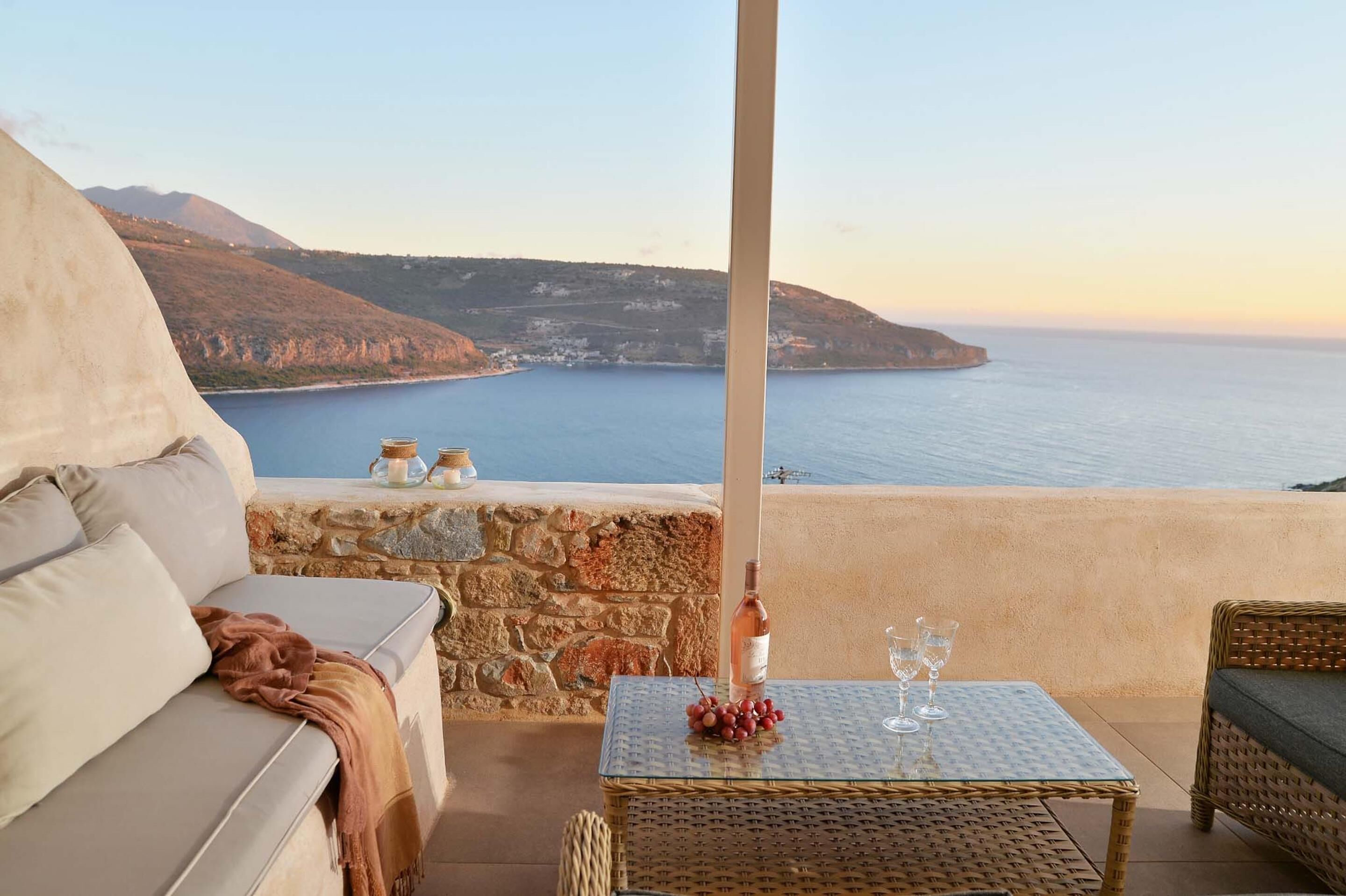 Suite Júnior, vista para o mar | Terraço/pátio interior