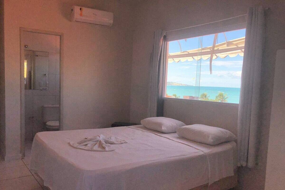 Quarto Triplo, 1 quarto, vista para a praia