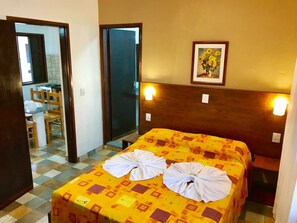 Frigobar, Wi-Fi de cortesia, roupa de cama