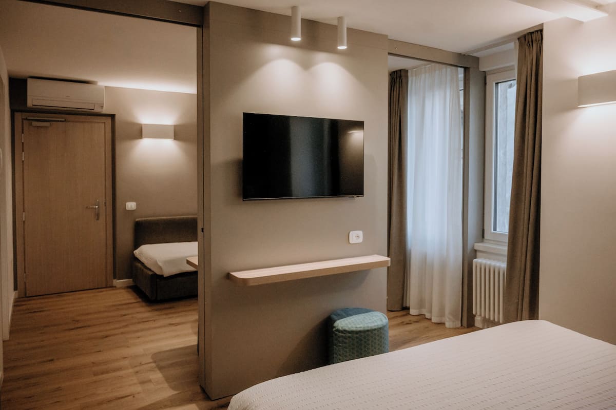 Quarto Júnior | Roupa hipoalergénica, minibar, quartos insonorizados, Wi-fi grátis 