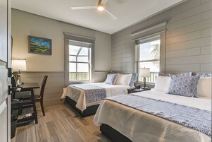 Quarto Duplo Tradicional | Roupa de alta qualidade, camas de colchão viscoelástico 