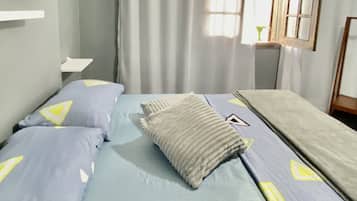 Suíte estúdio conforto, vista para o mar | 2 quartos, cofres nos quartos, roupa de cama