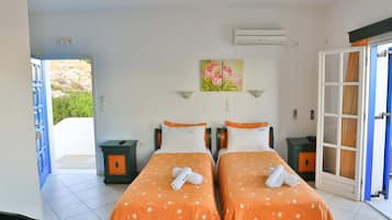 Apartamento, 2 quartos, vista para o mar | Berços/camas para crianças grátis, Wi-fi grátis