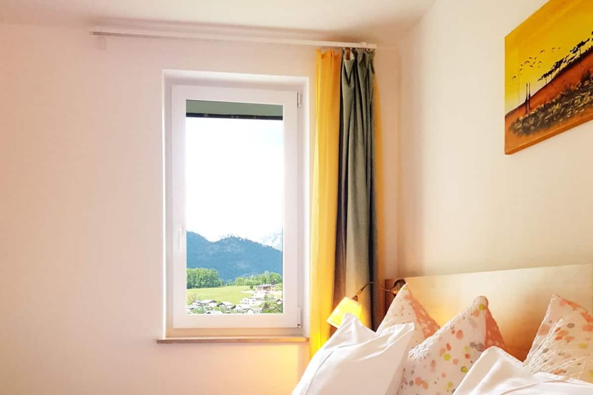 Quarto Duplo, vista para a montanha | Roupa hipoalergénica, Wi-fi grátis, com decoração personalizada