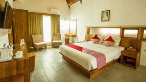Suíte luxo | Escrivaninha, Wi-Fi de cortesia, roupa de cama