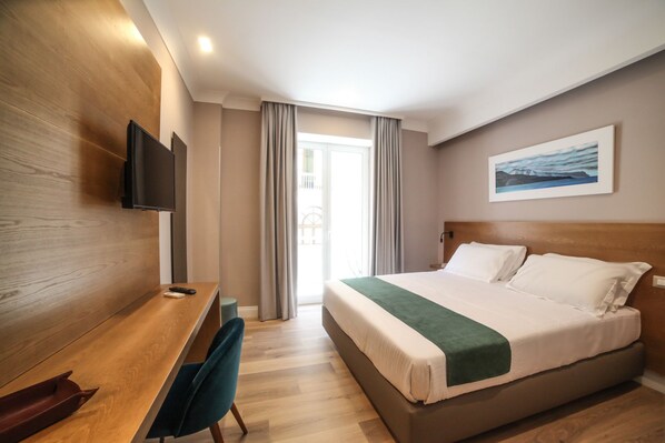 Quarto casal superior, vista para a cidade | Roupas de cama de algodão egípcio, roupas de cama premium