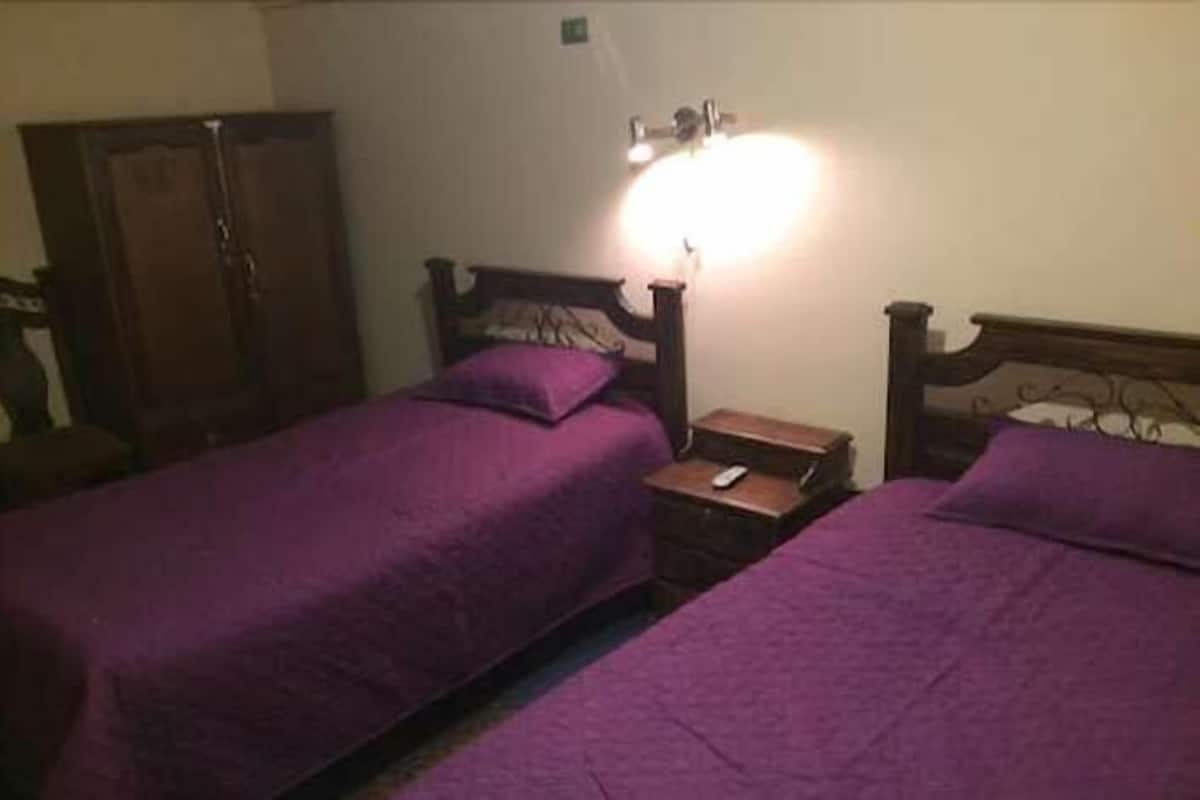Quarto Duplo Básico | 15 quartos, cortinas/cortinados opacos, ferro/tábua de engomar
