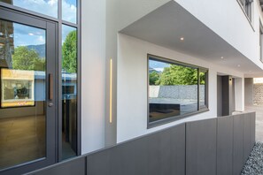 Entrada do alojamento