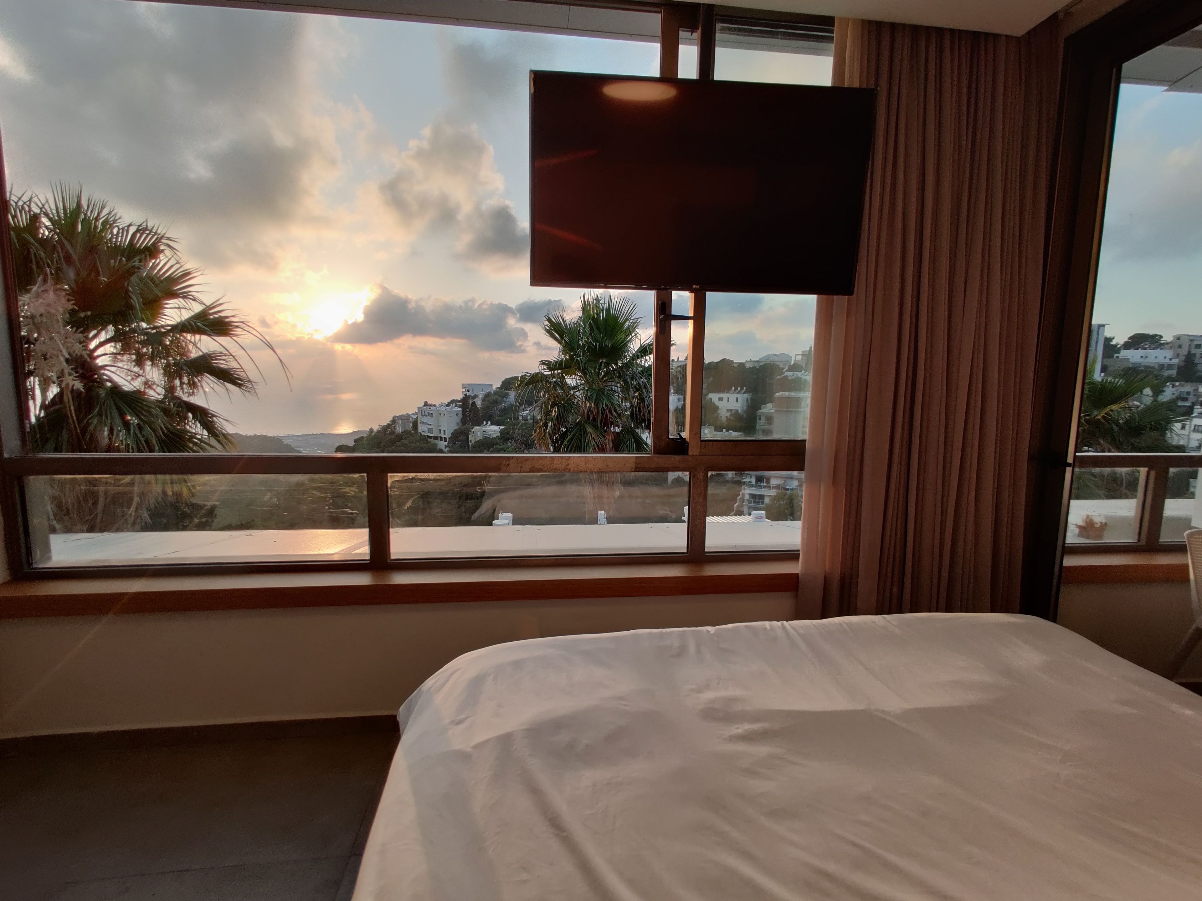 Penthouse de Luxo, vista para o mar | Vista do quarto