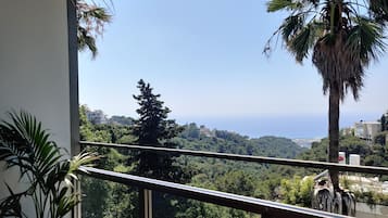 Suite-Estúdio de Luxo, vista para o mar | Vista da varanda