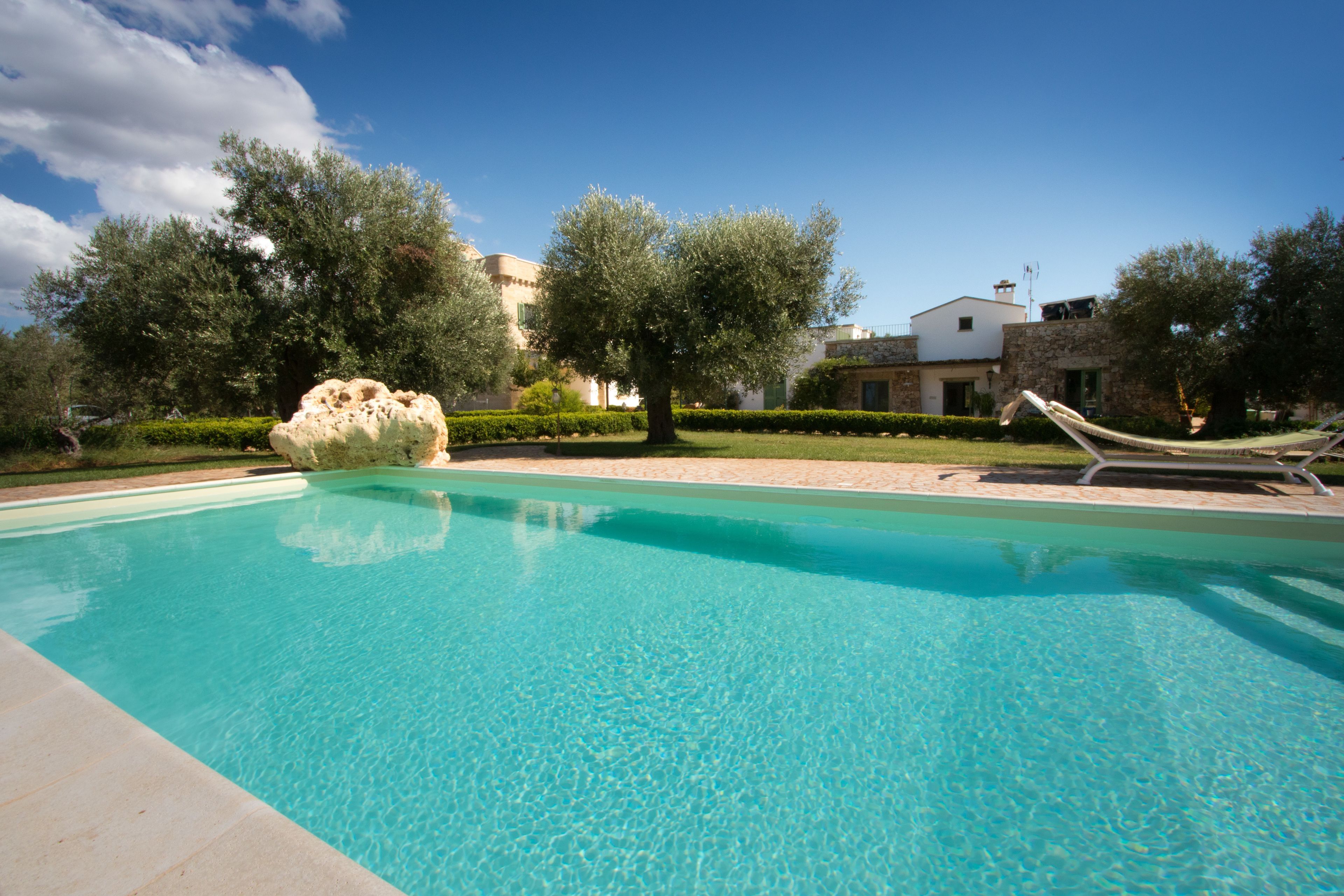 Piscina exterior sazonal 