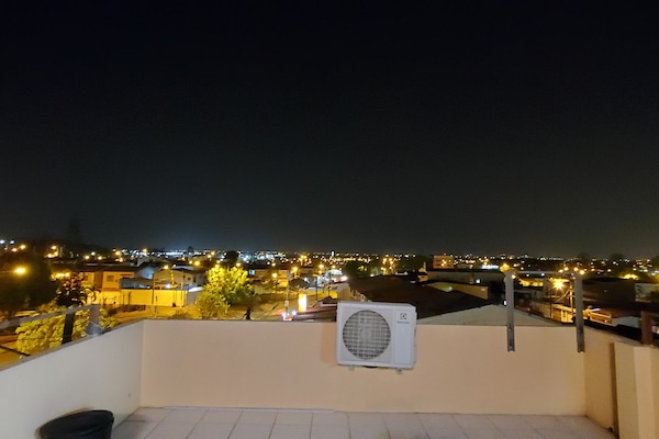 Terraço no piso superior