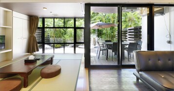 Quarto, no rés do chão | Vista do quarto