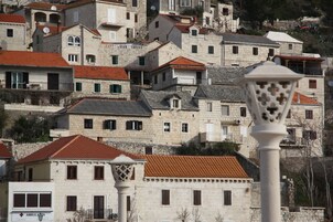 Vista para a cidade desde o alojamento