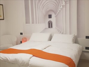 Quarto casal ou duplo luxo (Tamb&b1) | Lençóis italianos Frette, roupas de cama premium, edredons de pluma