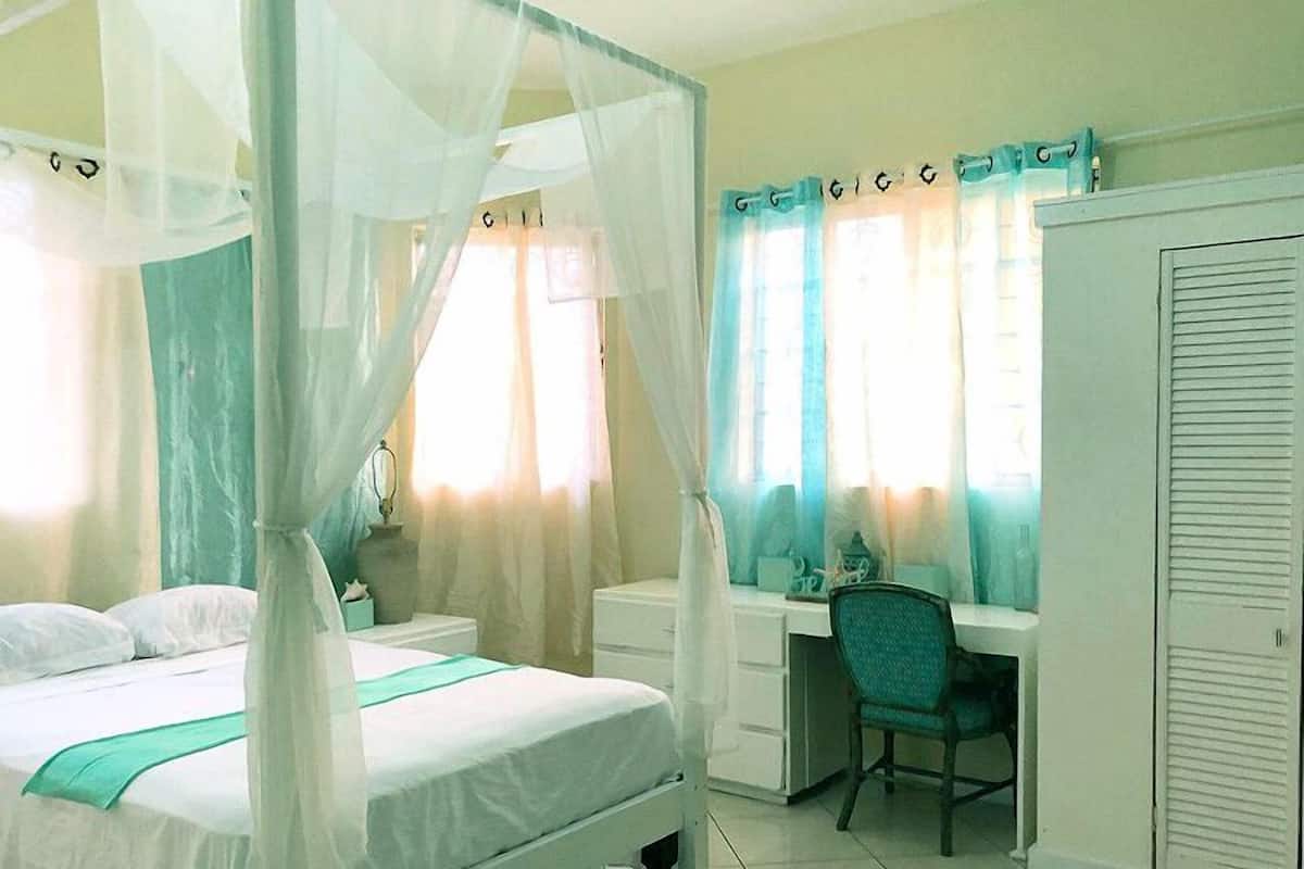 1 quarto, roupa de alta qualidade, camas de colchão Tempur-Pedic