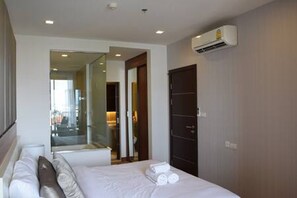 Suite Executiva | 1 quarto, secretária, cortinas/cortinados opacos 
