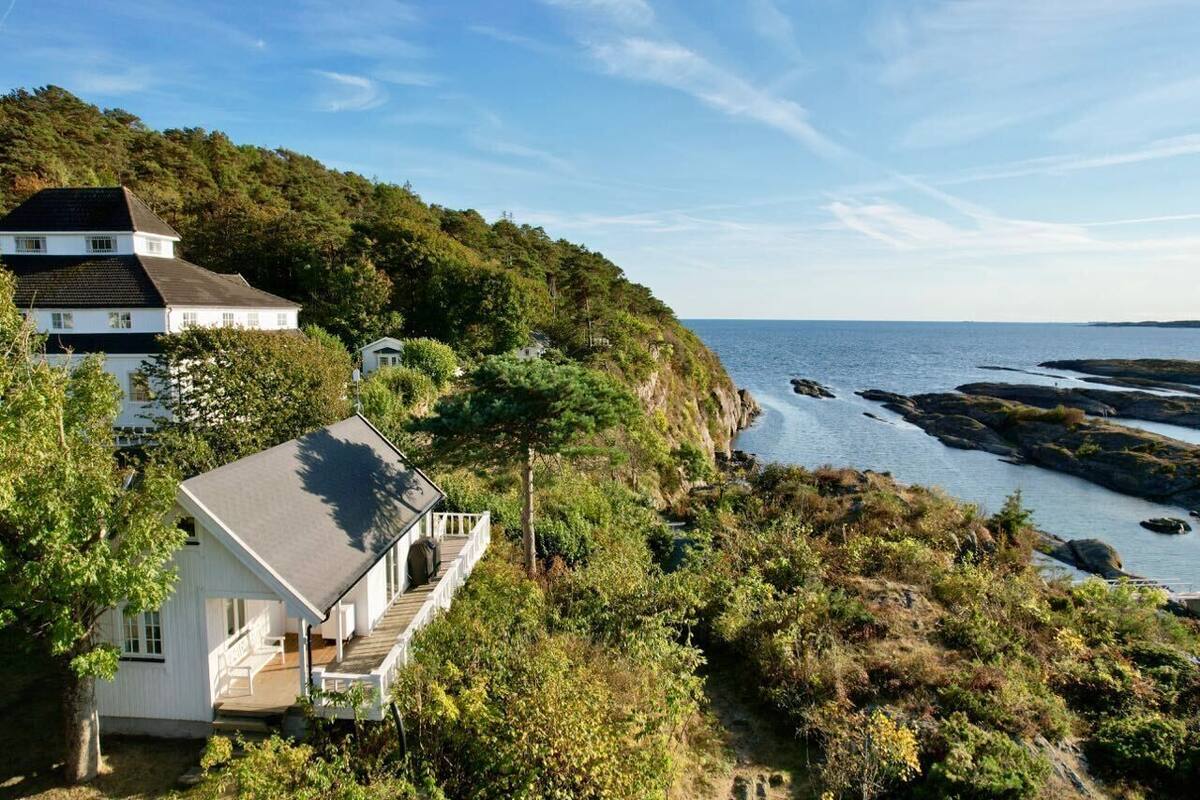 Chalé, terraço, vista para o mar | Berços/camas para crianças, Wi-fi grátis, roupa de cama fornecida