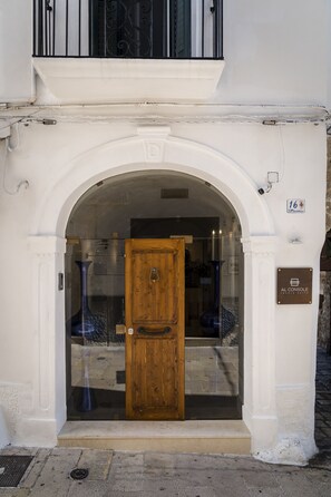 Entrada do alojamento