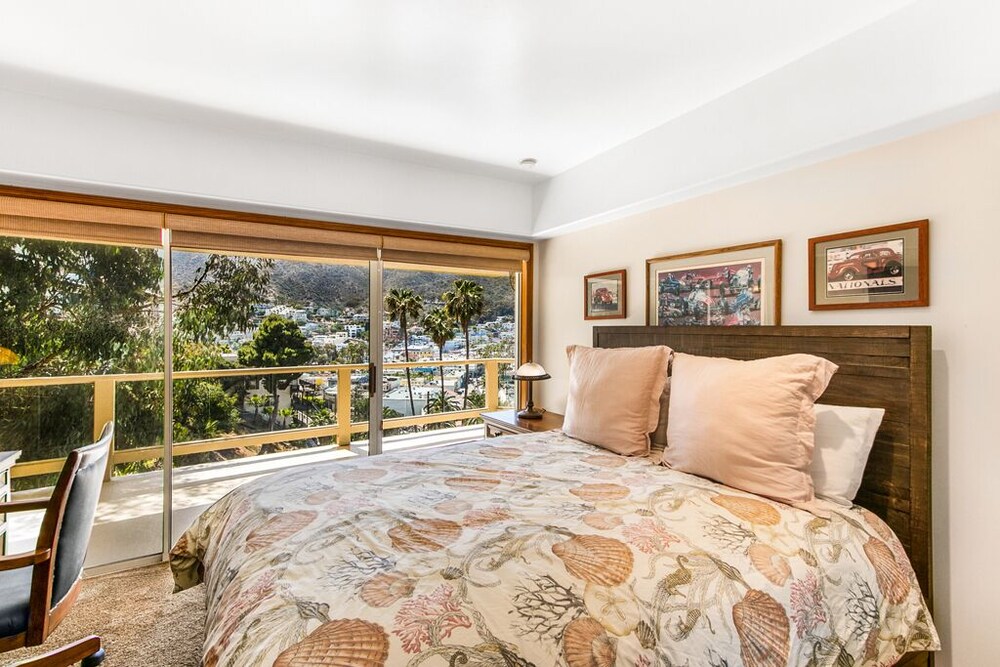 122mt-ocean Views! 3bdr Avalon House, ,Harbor And City Views, A/c, 6-seater Cart - Avalon, CA