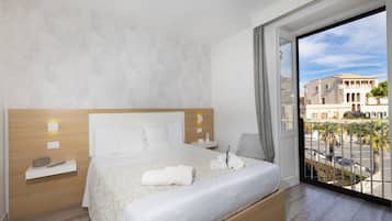 Quarto casal conforto, vista para o mar | 1 quarto, roupas de cama de algodão egípcio, roupas de cama premium