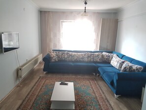 Quarto duplo | Sala de estar | TV LCD, dock para MP3