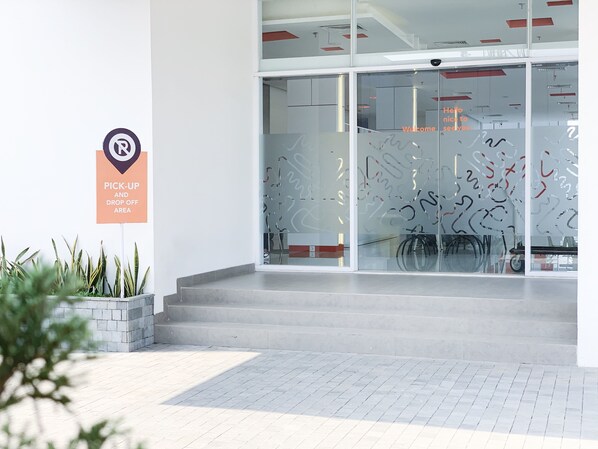 Entrada do alojamento