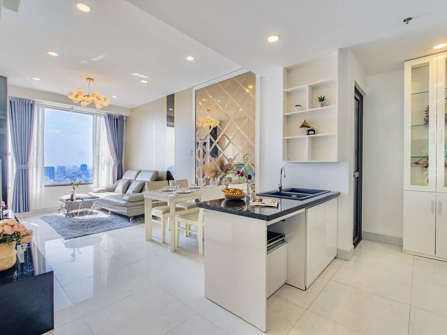 Apartamento Standard, 2 quartos | Sala de estar | Televisor LCD, lareira, Netflix, escritórios