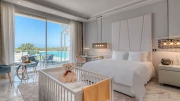 Quarto Deluxe, vista para a lagoa | 1 quarto, roupa de alta qualidade, minibar, cofre no quarto