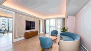 Privilege, Suíte, 1 cama King | Frigobar, Wi-Fi de cortesia